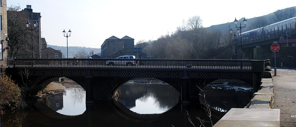 County Bridge, Sowerby Bridge, River Calder & Ryburn Junction ...