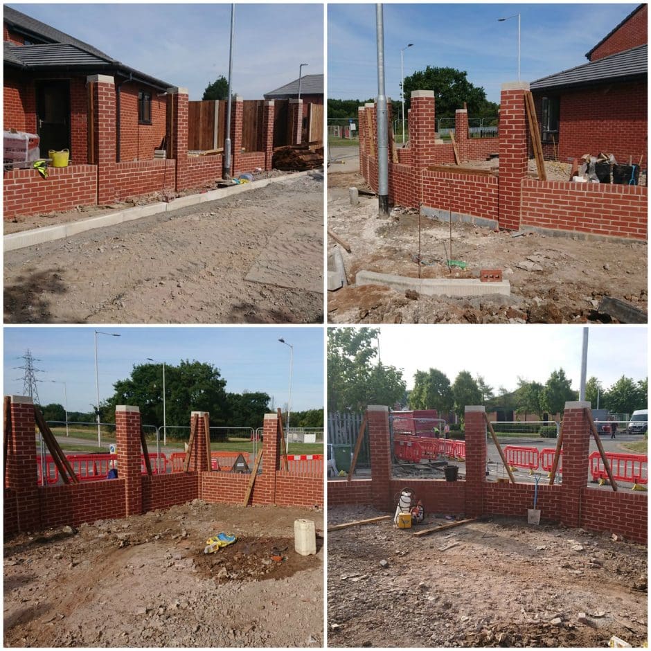 New Build Wall - Complete - Specialist UK Restorations